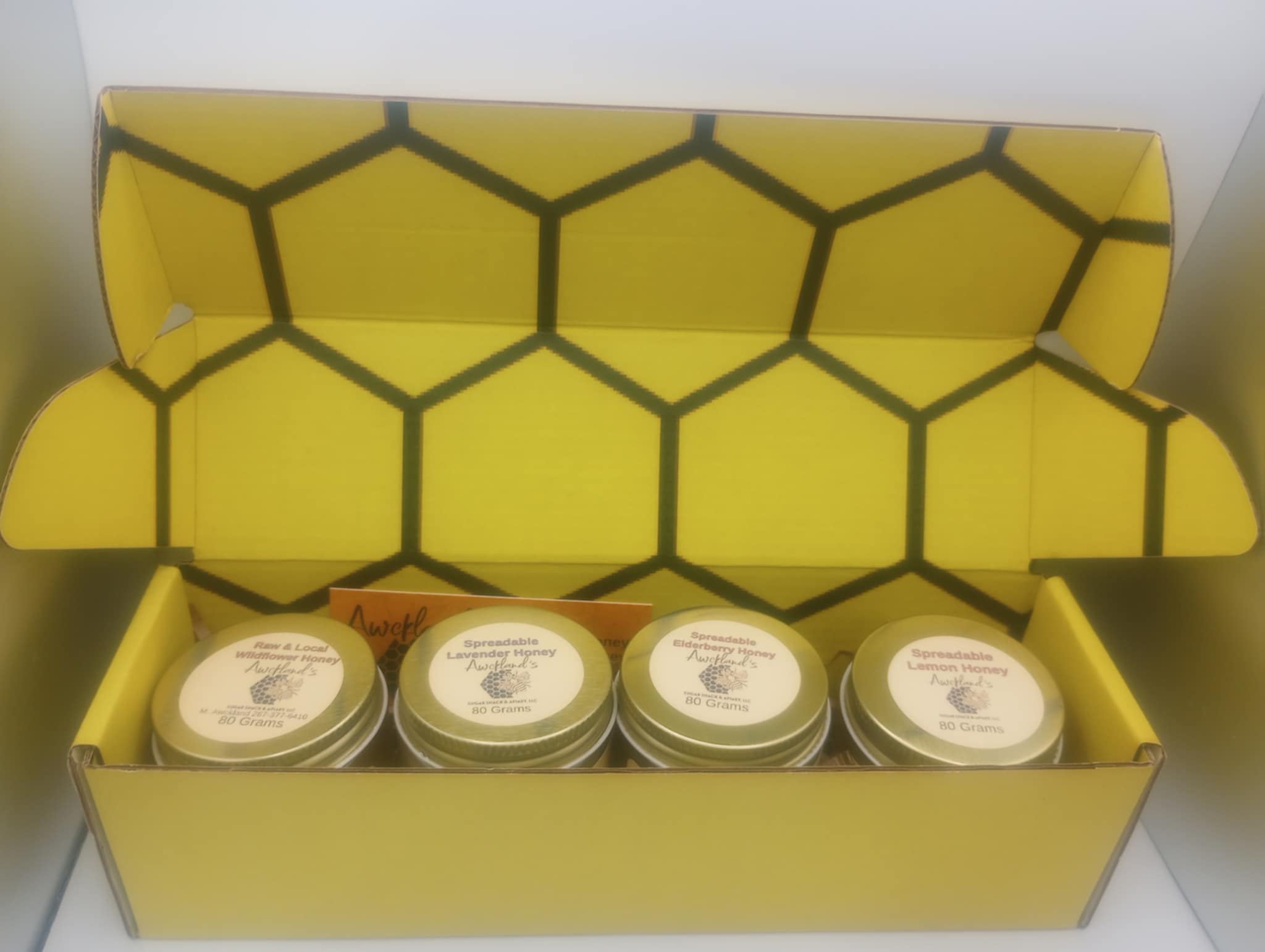 Spreadable Honey sample box – Awckland's Sugar Shack & Apiary, LLC
